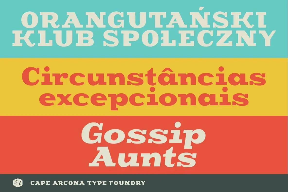 CA CapeRock Font - YouWorkForThem