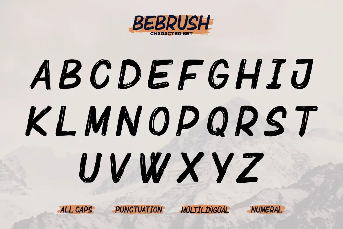 Bebrush Font - YouWorkForThem