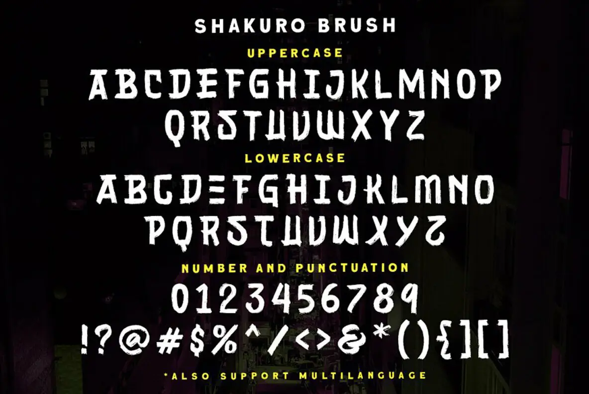 Shakuro Brush Font - FontPath