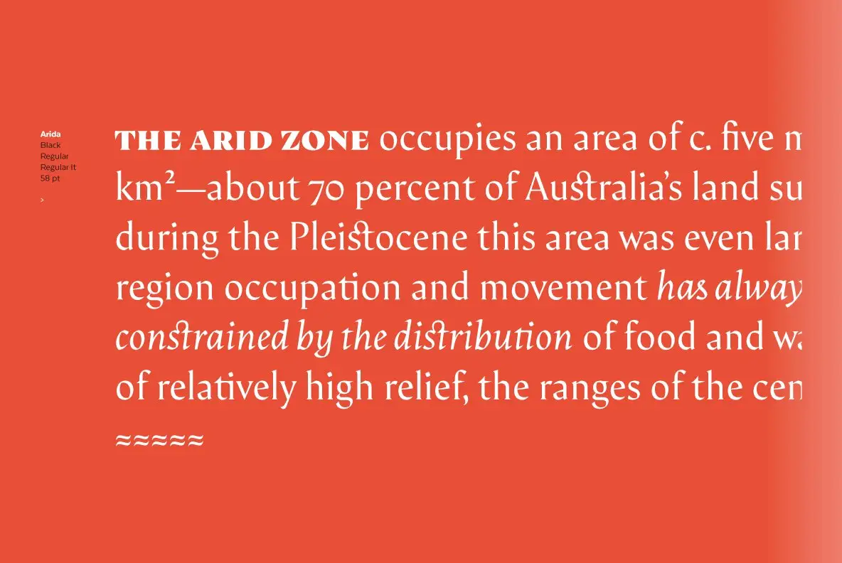 Arida Font - YouWorkForThem