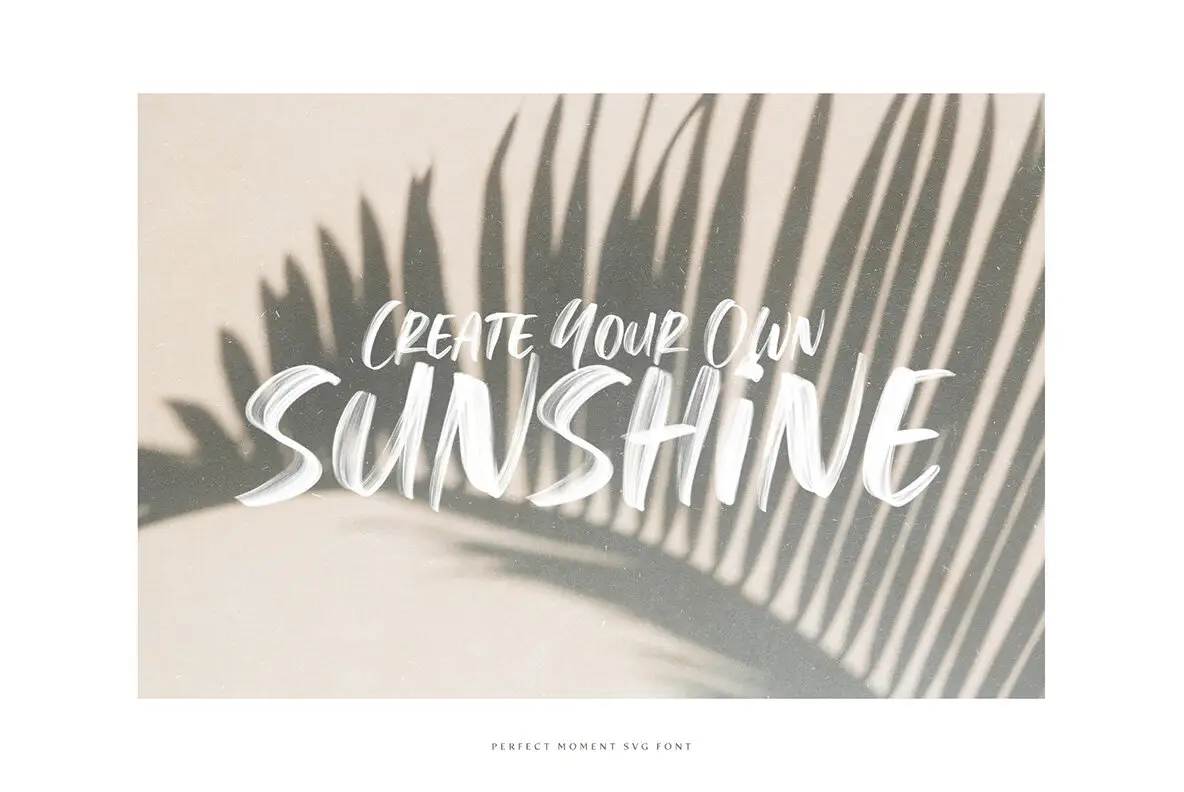 Perfect Moment SVG Font - FontPath