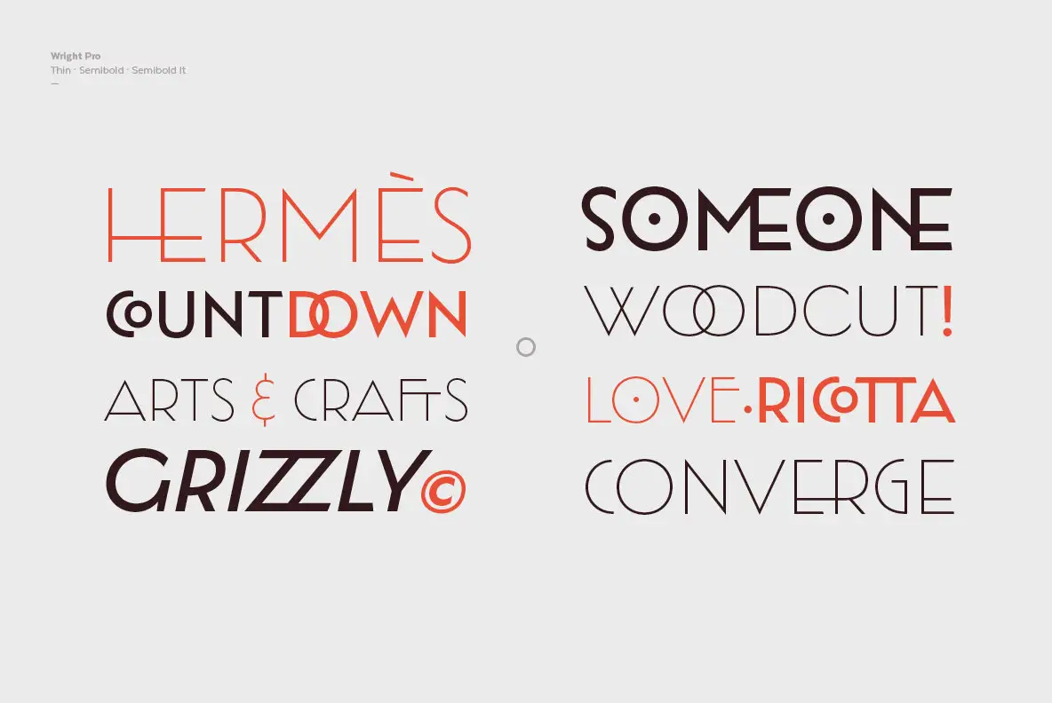 Wright Font - YouWorkForThem