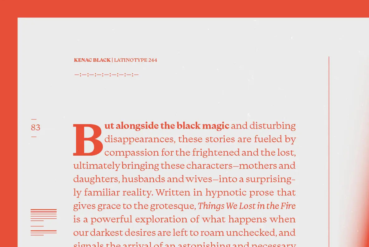 Kenac Font - YouWorkForThem