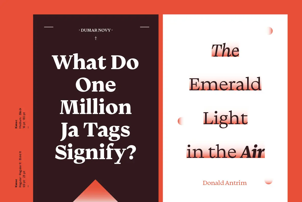 Kenac Font - YouWorkForThem