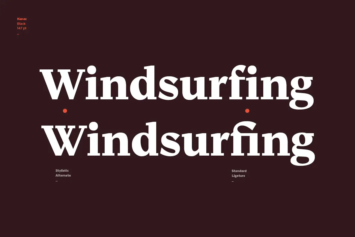 Kenac Font - YouWorkForThem