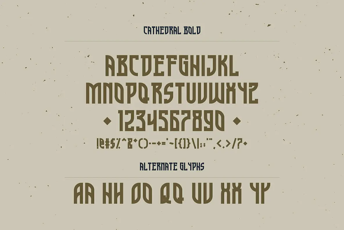 Cathedral Font - YouWorkForThem