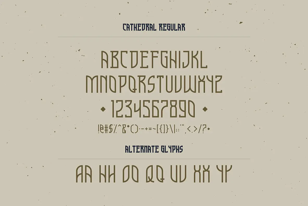 Cathedral Font - YouWorkForThem