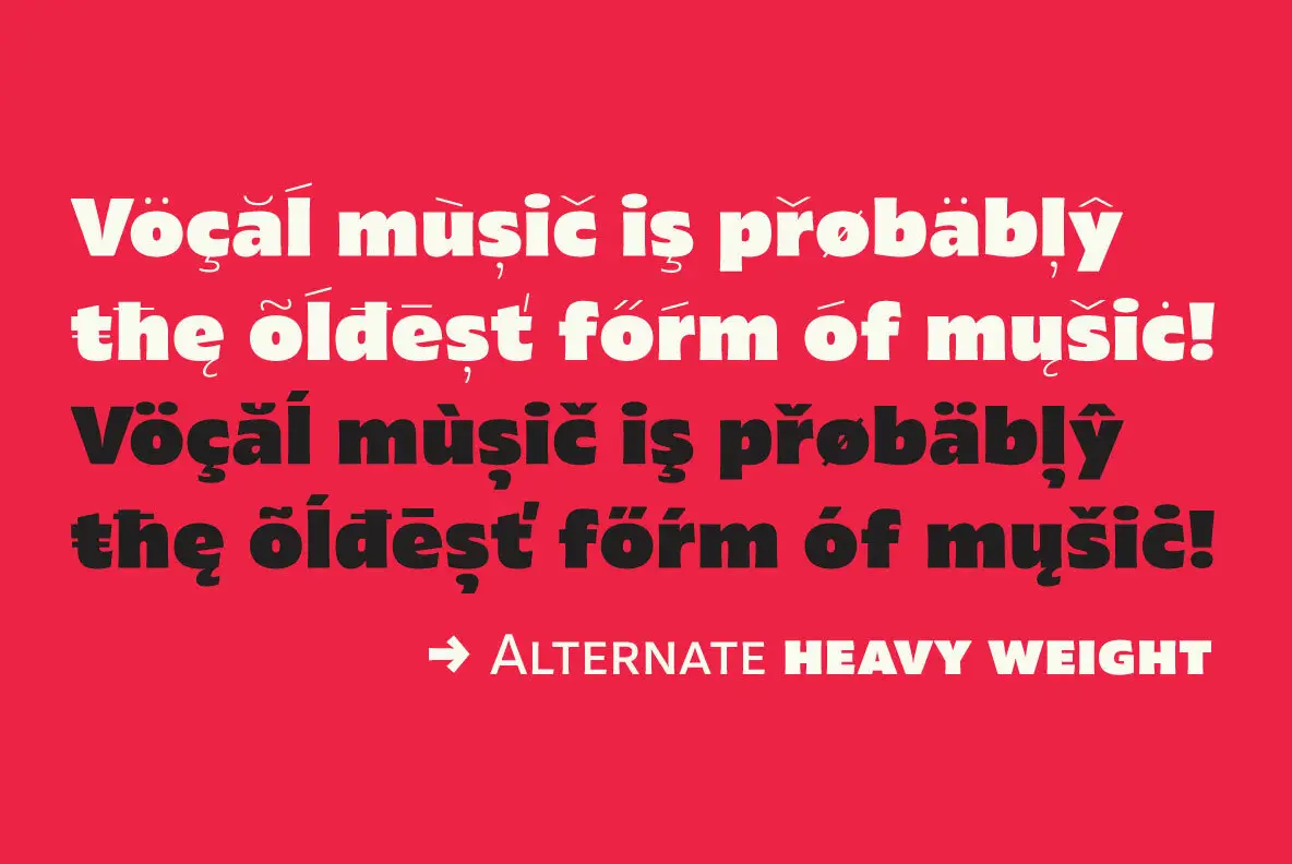 Vocal Font - YouWorkForThem