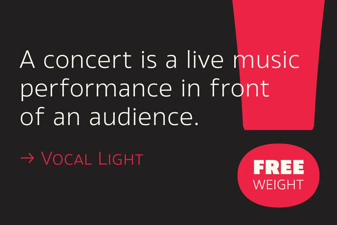 Vocal Font - YouWorkForThem