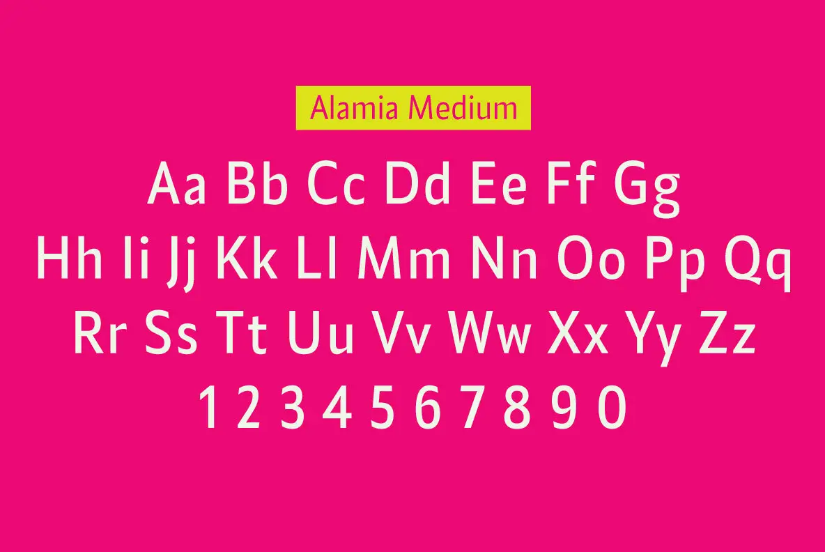 Alamia Font - YouWorkForThem