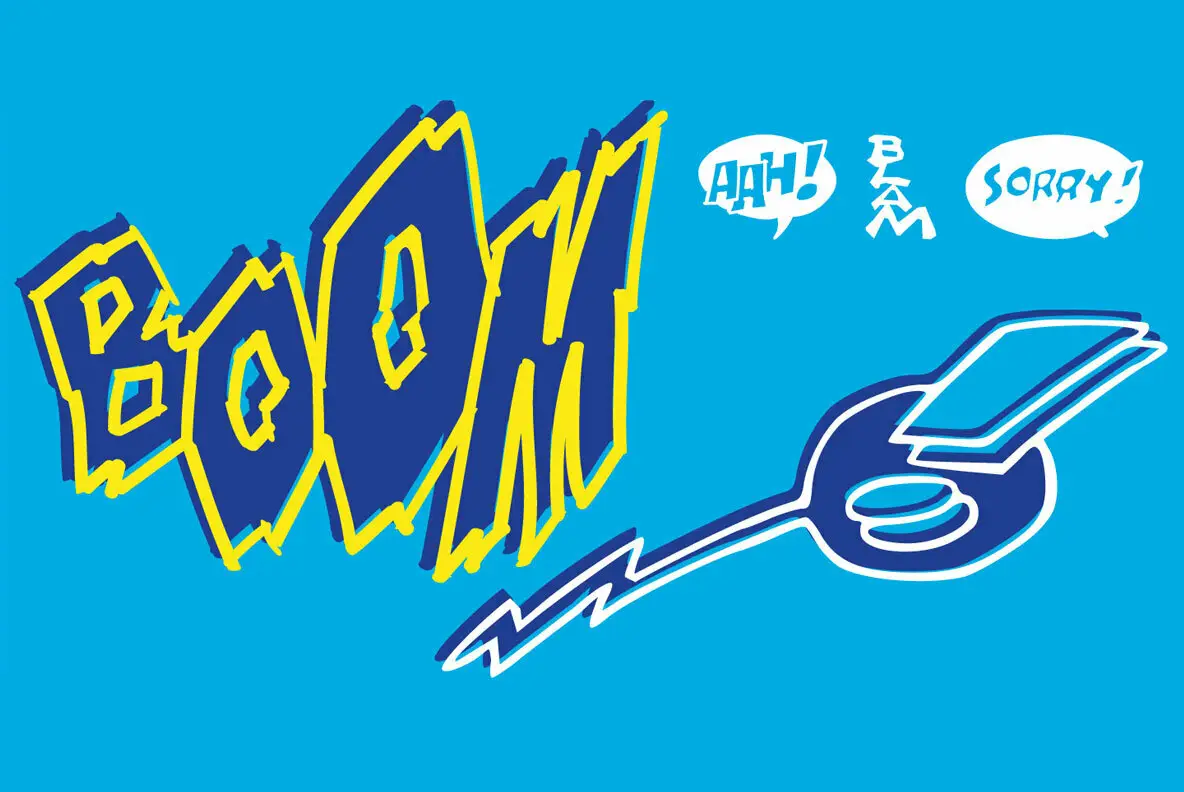 Boom Pang Pow Font - YouWorkForThem