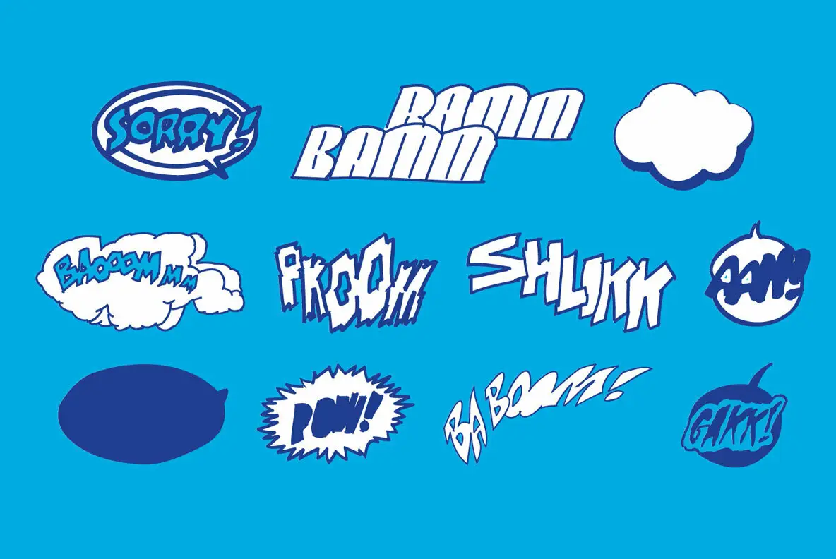 Boom Pang Pow Font - YouWorkForThem