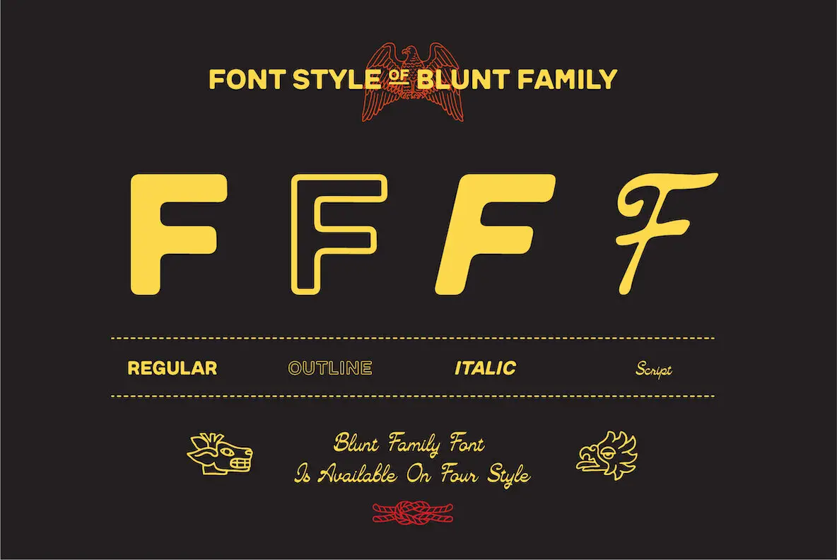 SP Blunt Font - FontPath