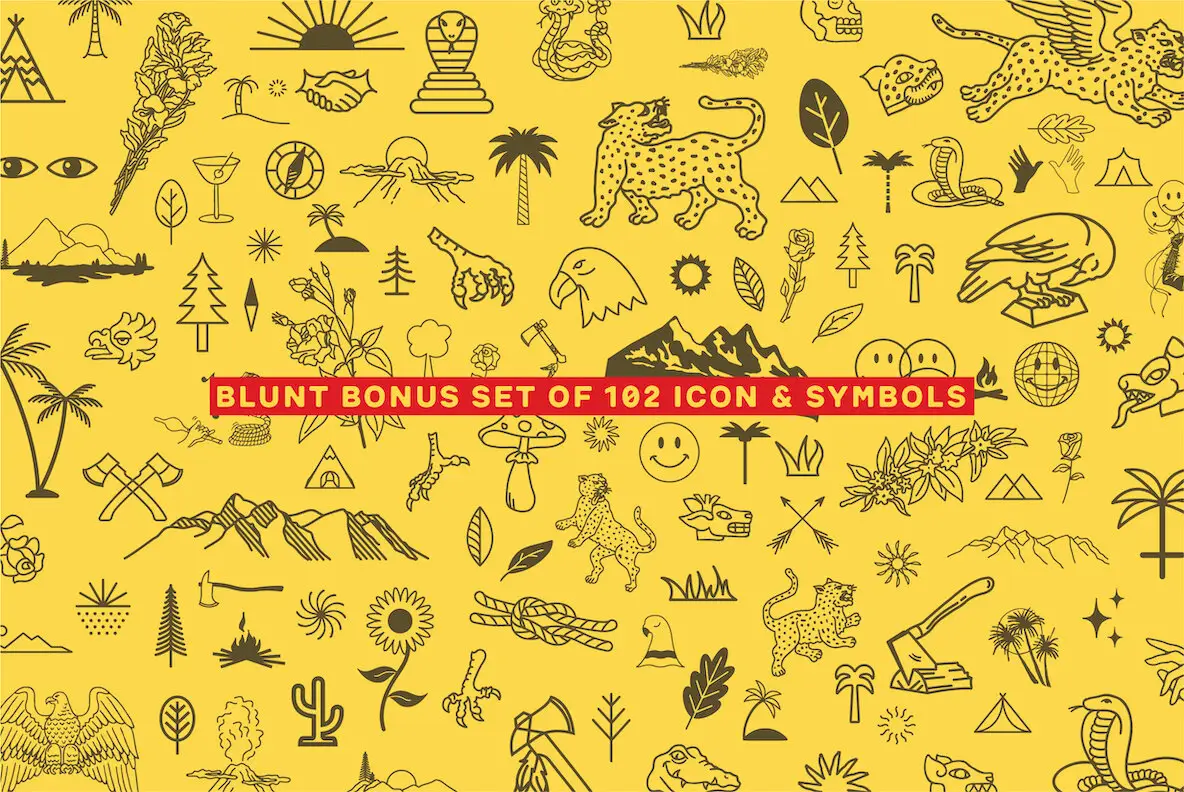 SP Blunt Font - FontPath