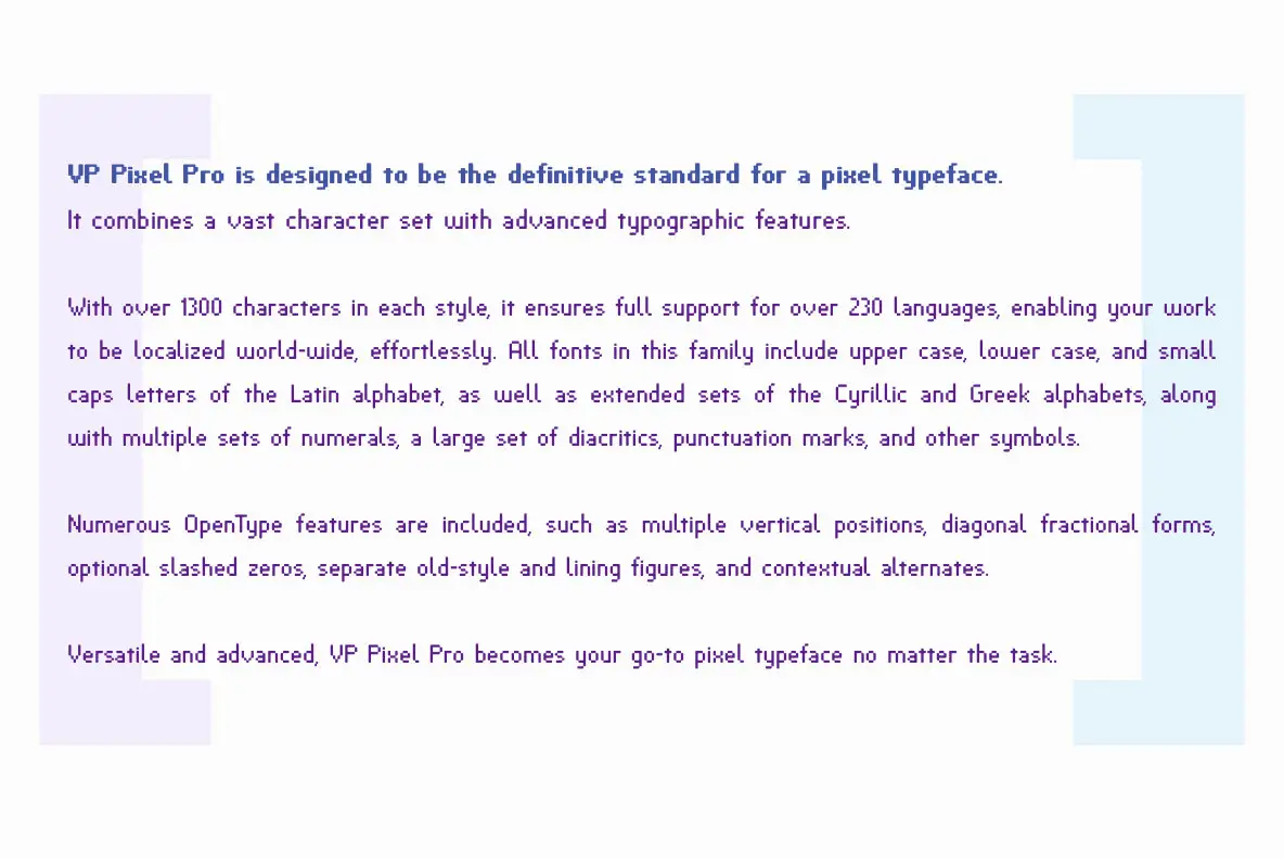 VP Pixel Pro Font - FontPath