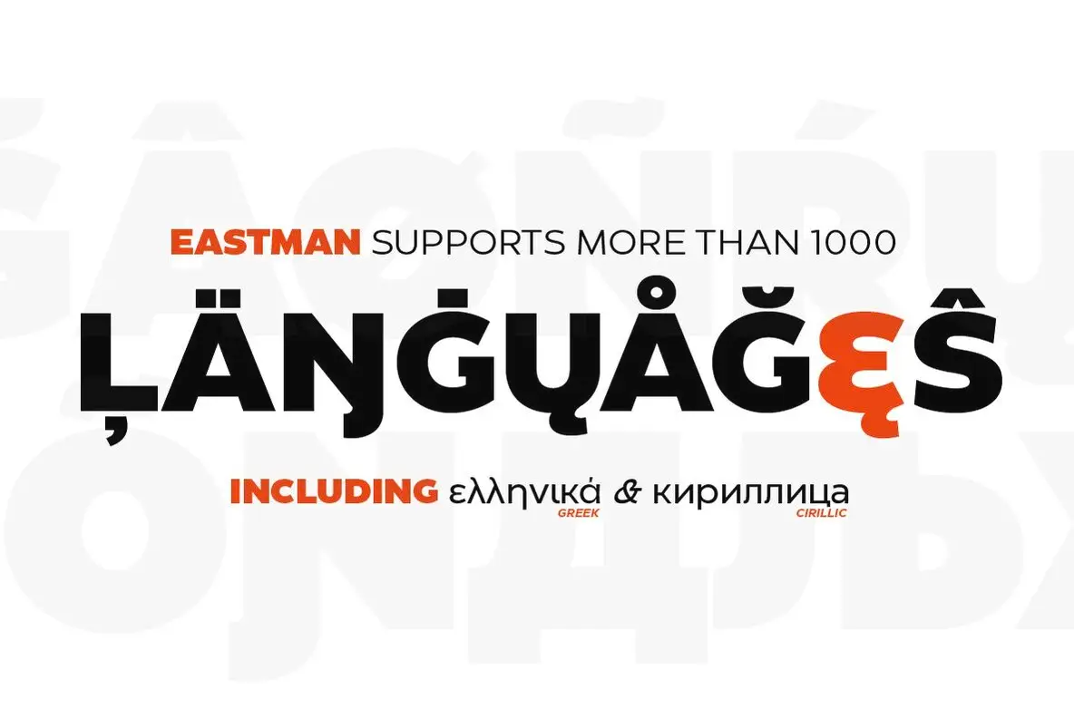 Eastman Font - YouWorkForThem