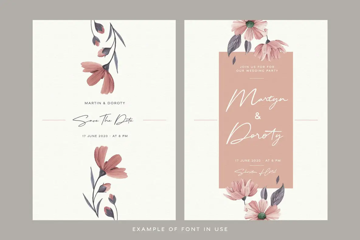 Malibu Sunset Font Duo Font - FontPath