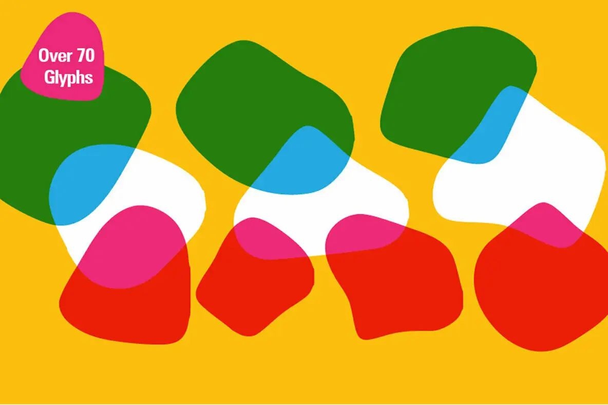 Random Blobs 1 Font - YouWorkForThem