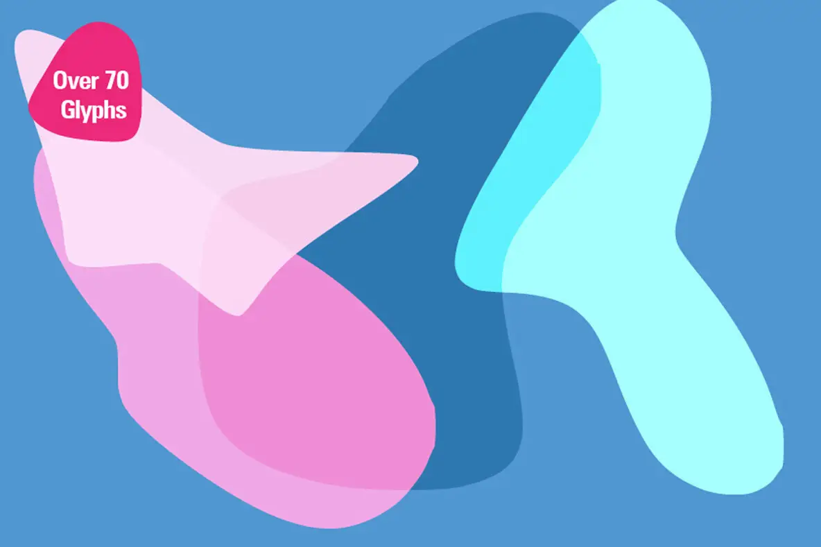 Random Blobs 2 Font - YouWorkForThem