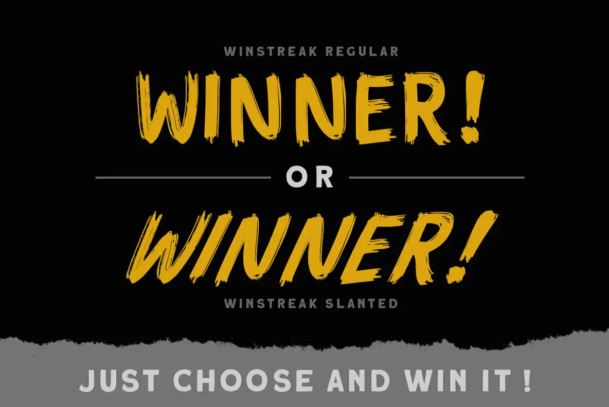 Winstreak Font - FontPath