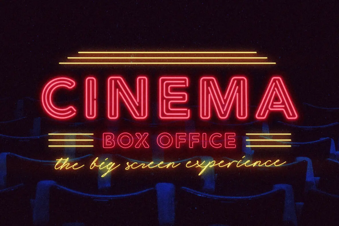 Night Light Font - YouWorkForThem