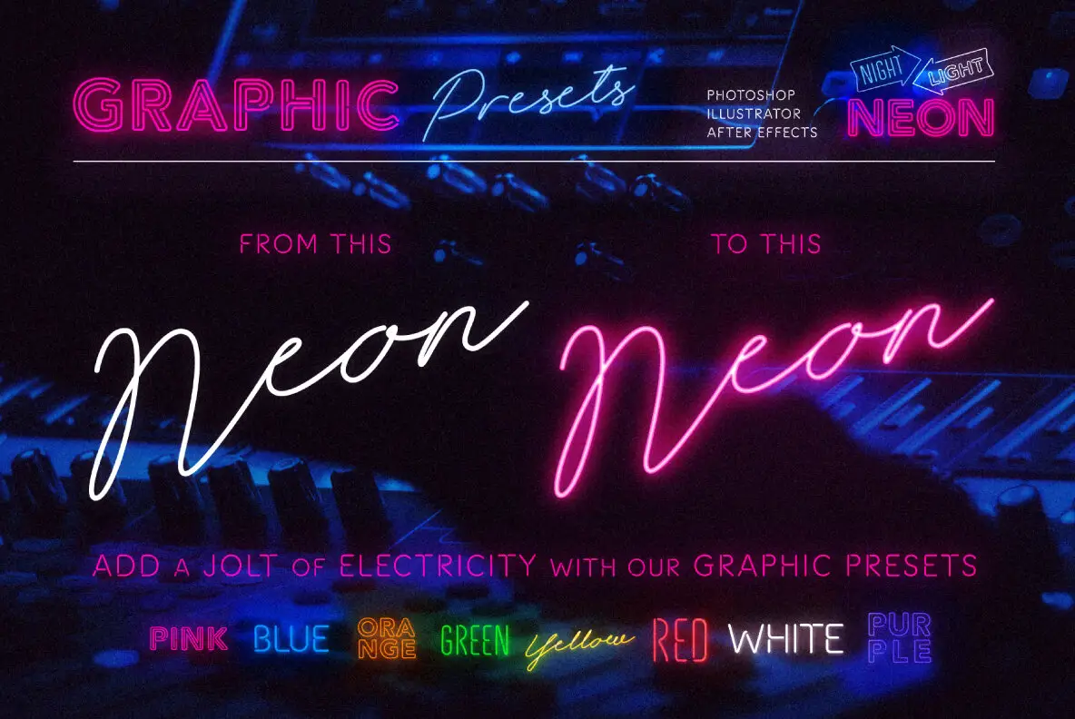 Night Light Font - YouWorkForThem