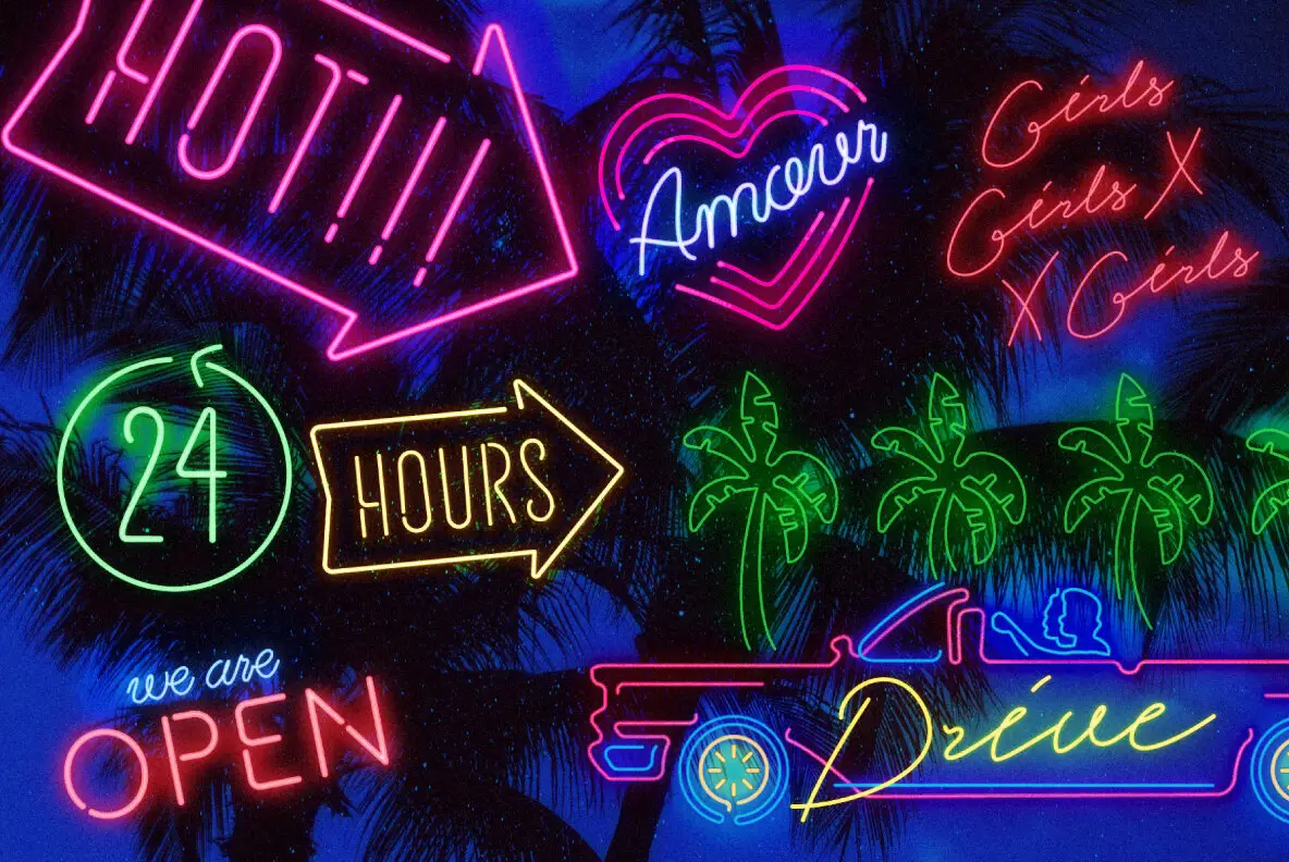 Night Light Font - YouWorkForThem