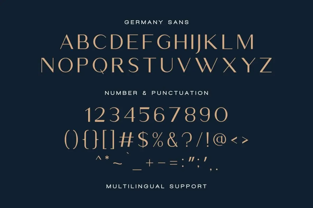 Germany Font Duo - YouWorkForThem