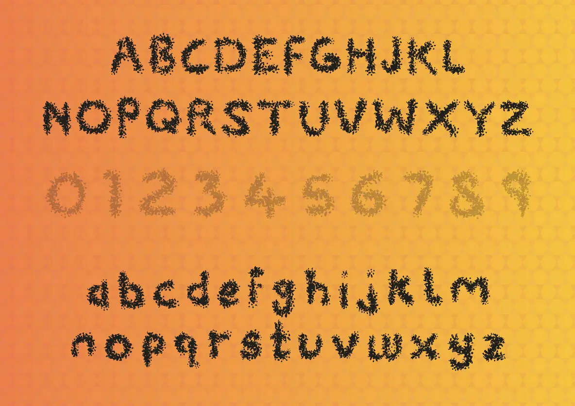 Swarm Font - YouWorkForThem