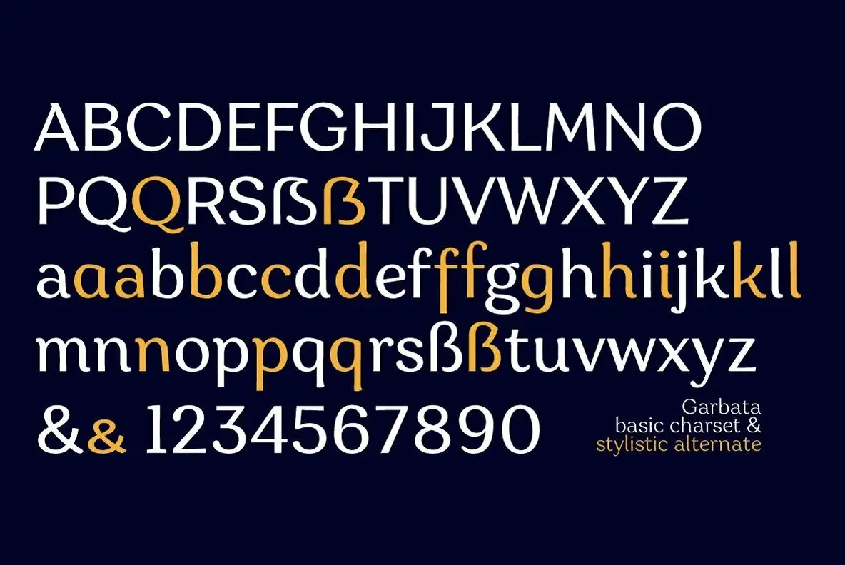 Garbata Font - YouWorkForThem