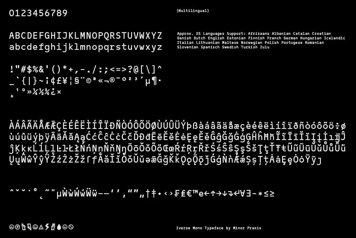 Iverse Mono Font - FontPath