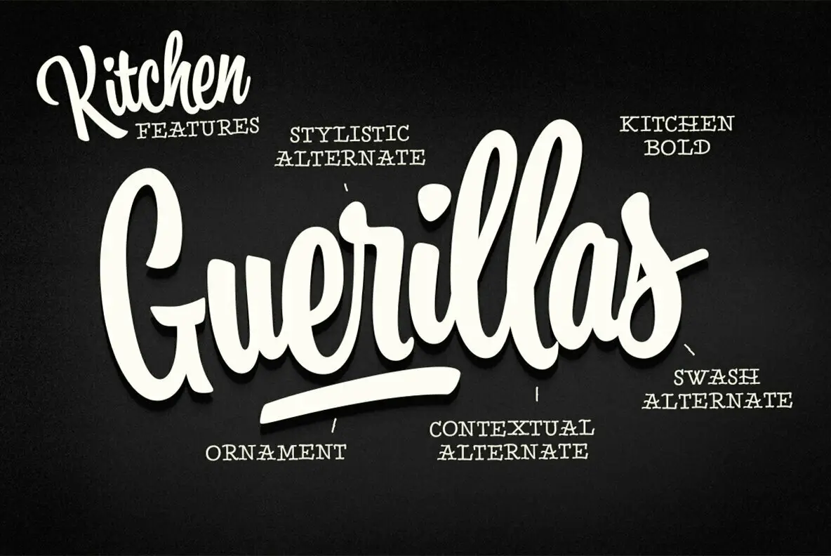 Kitchen Font - YouWorkForThem
