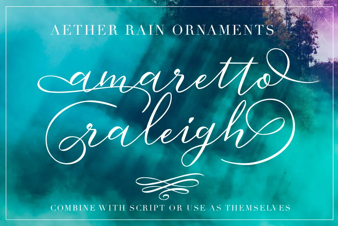 Aether Rain Font - YouWorkForThem