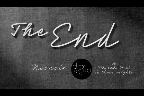 Neonoir Font - YouWorkForThem
