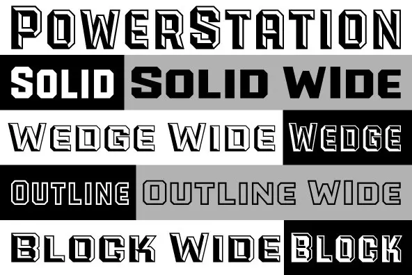 PowerStation Font - FontPath