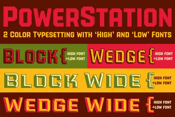 PowerStation Font - YouWorkForThem