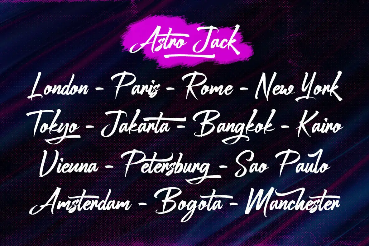Astro Jack Font - YouWorkForThem