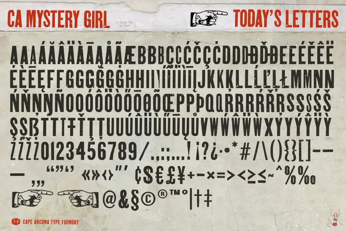 CA Mystery Girl Font - FontPath