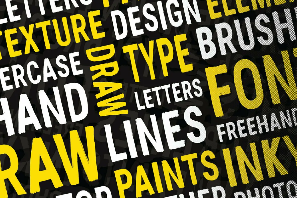 Flat Brush Font - FontPath