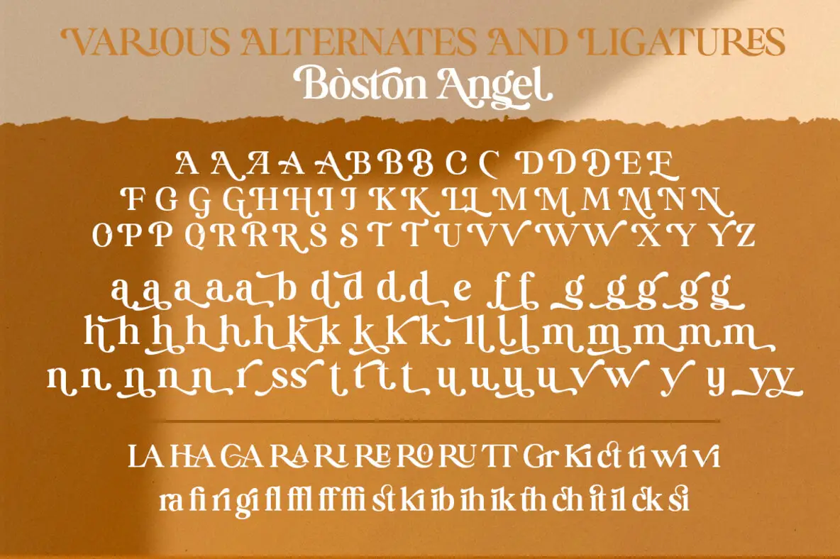 Boston Angel Font - YouWorkForThem