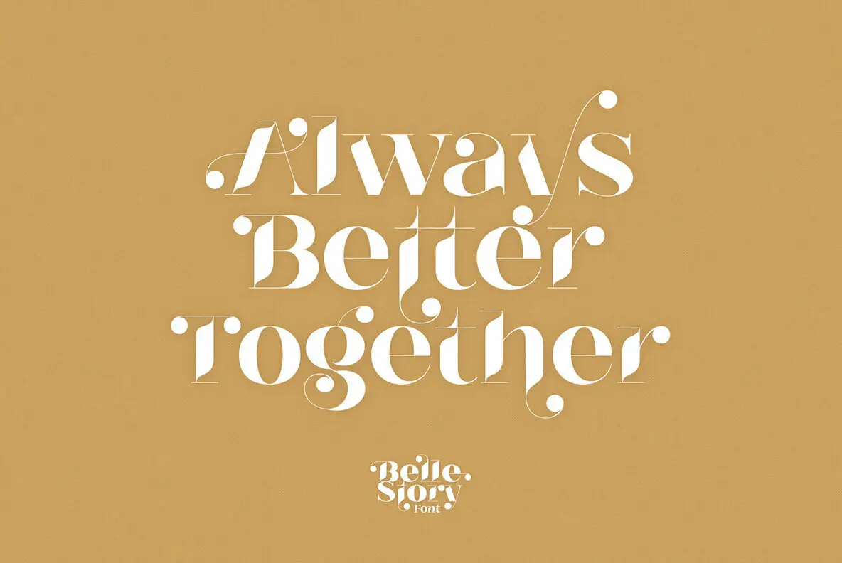 Belle Story Font - FontPath
