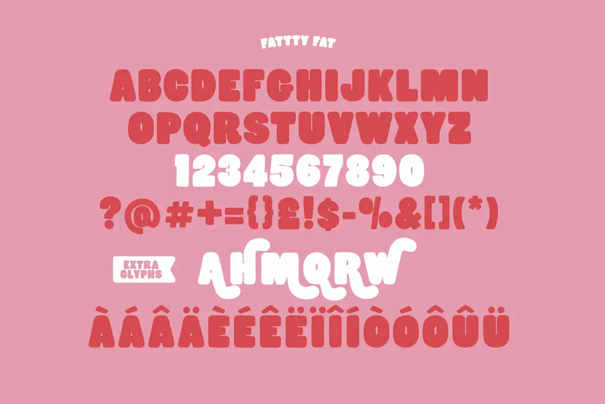 Fattty Font - YouWorkForThem