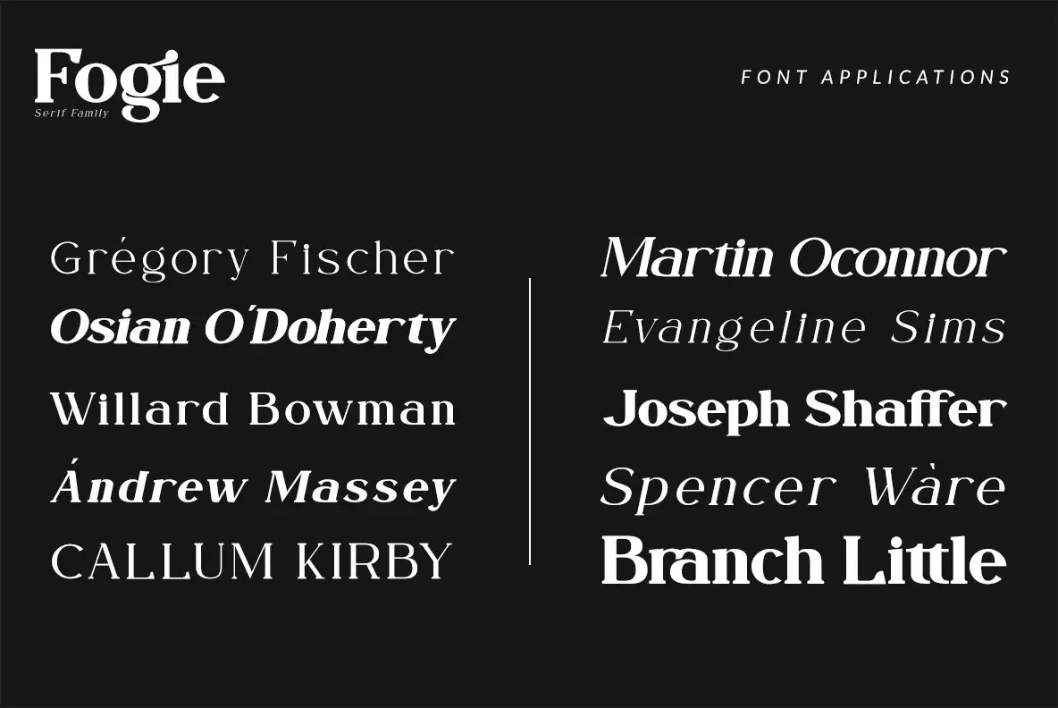 Fogie Font - YouWorkForThem