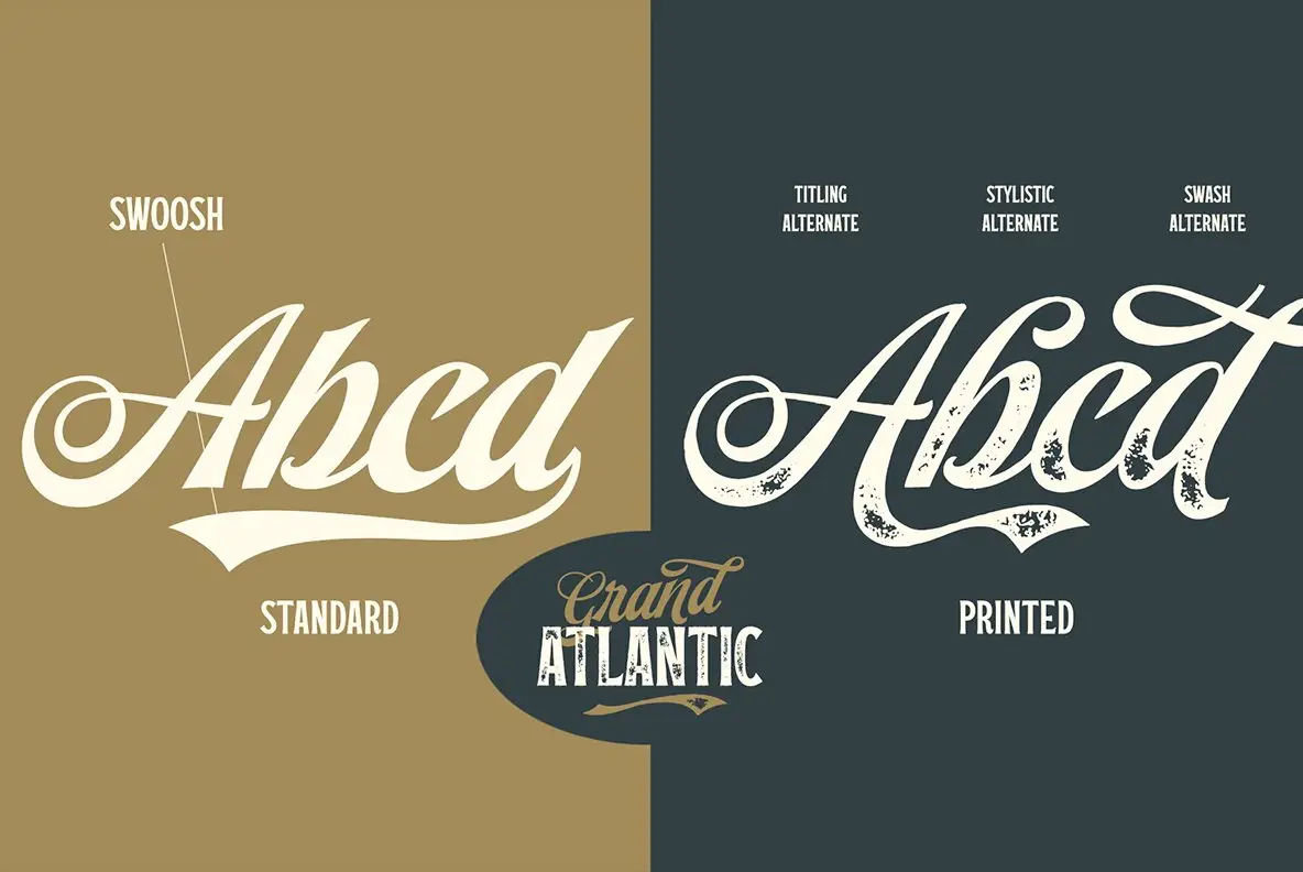 Grand Atlantic Font - YouWorkForThem