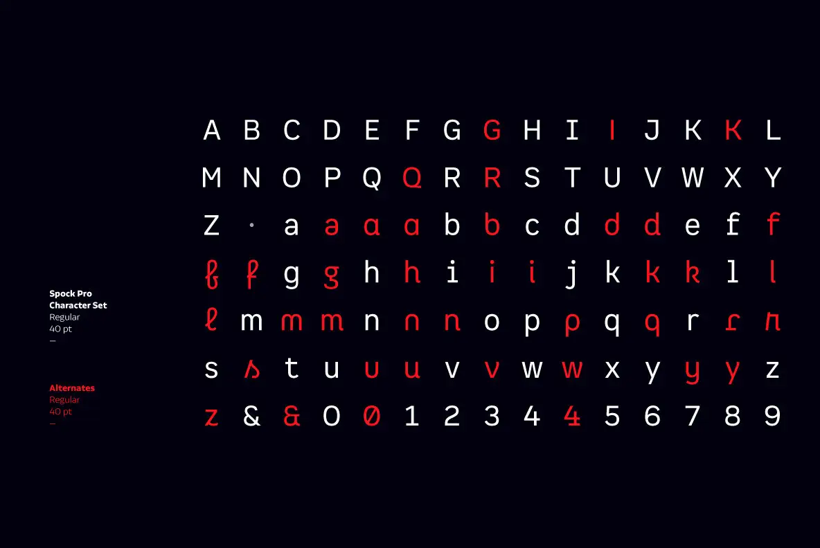 Spock Font - YouWorkForThem