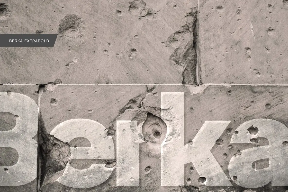 Berka Font - YouWorkForThem