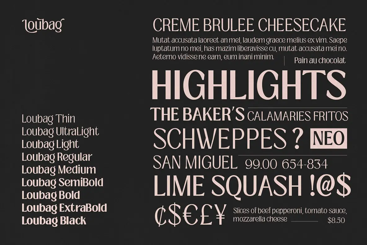 Loubag Font - FontPath