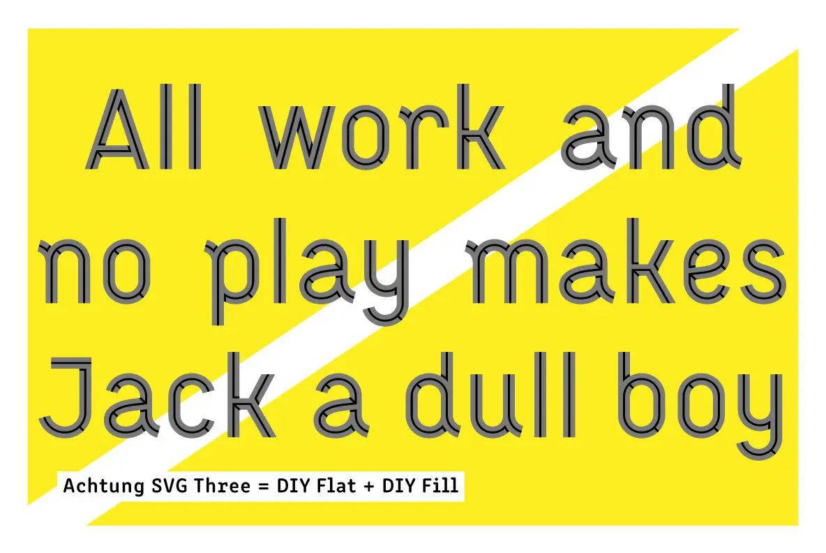 Achtung Font - YouWorkForThem