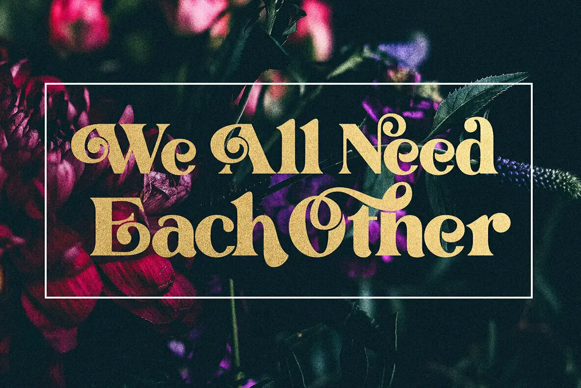 Olive Village Font - YouWorkForThem