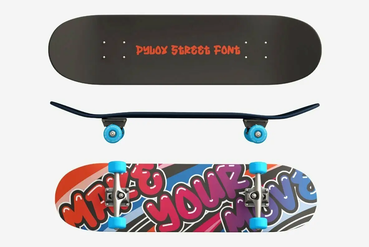 Pylox Street Font - FontPath